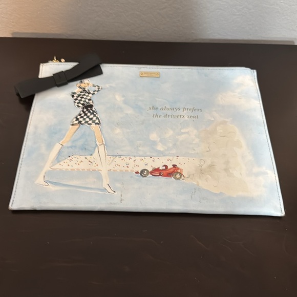 kate spade | Accents | Kate Spade Racing Pouch | Poshmark